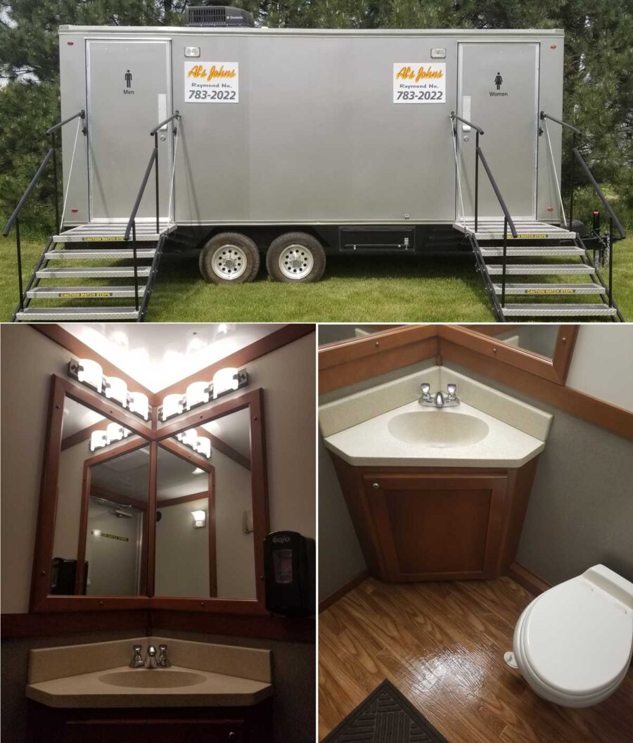 Luxury Restroom Trailers - Al's Johns